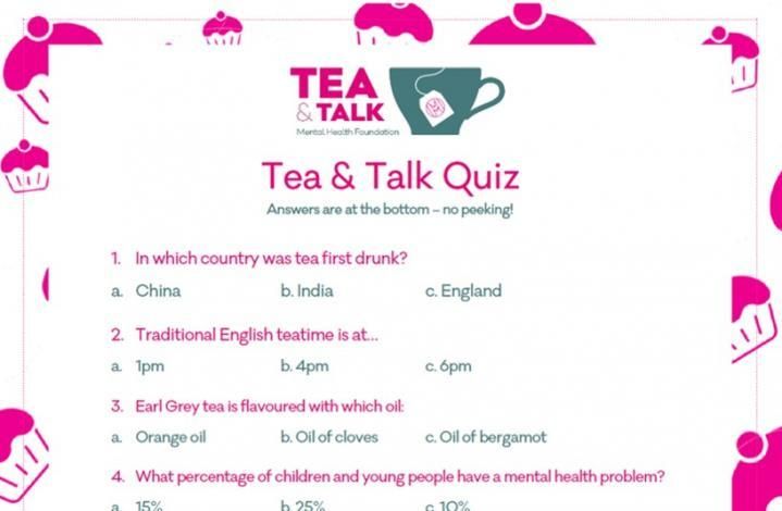 Tea & Talk resources | Mental Health Foundation