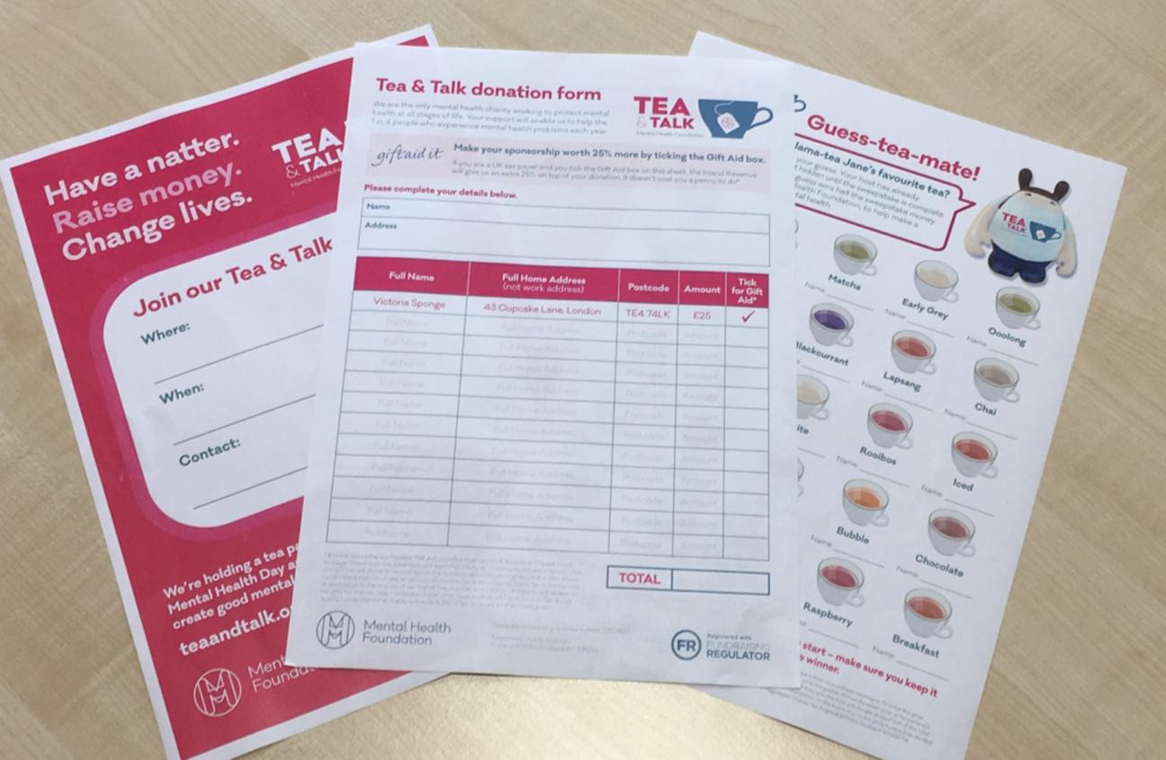 Tea & Talk for World Mental Health Day | Mental Health Foundation
