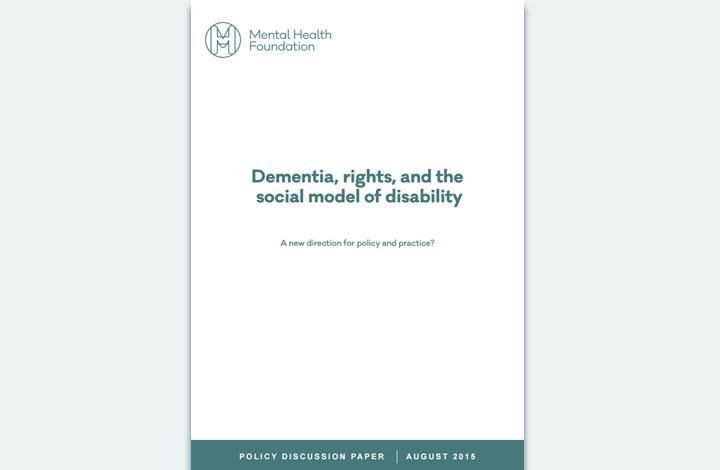 Dementia, rights, and the social model of disability | Mental Health ...