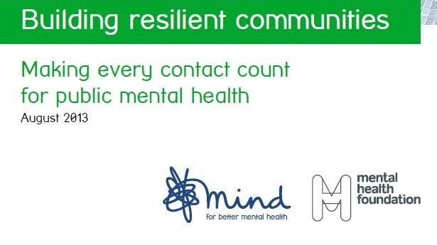 Building resilient communities: Making every contact count for public ...