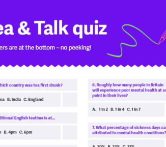 Tea & Talk resources | Mental Health Foundation