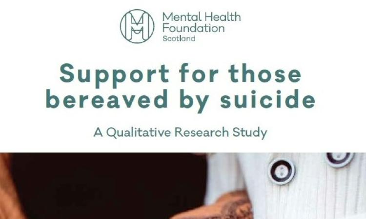 Support for those bereaved by suicide | Mental Health Foundation