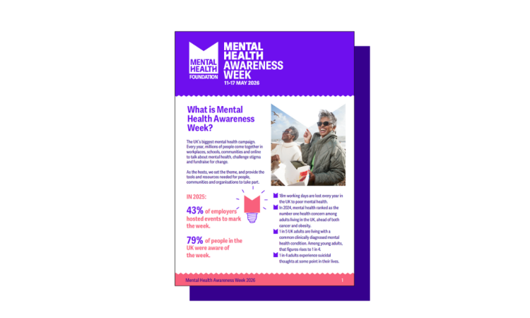 Support Mental Health Awareness Week 2026 | Mental Health Foundation